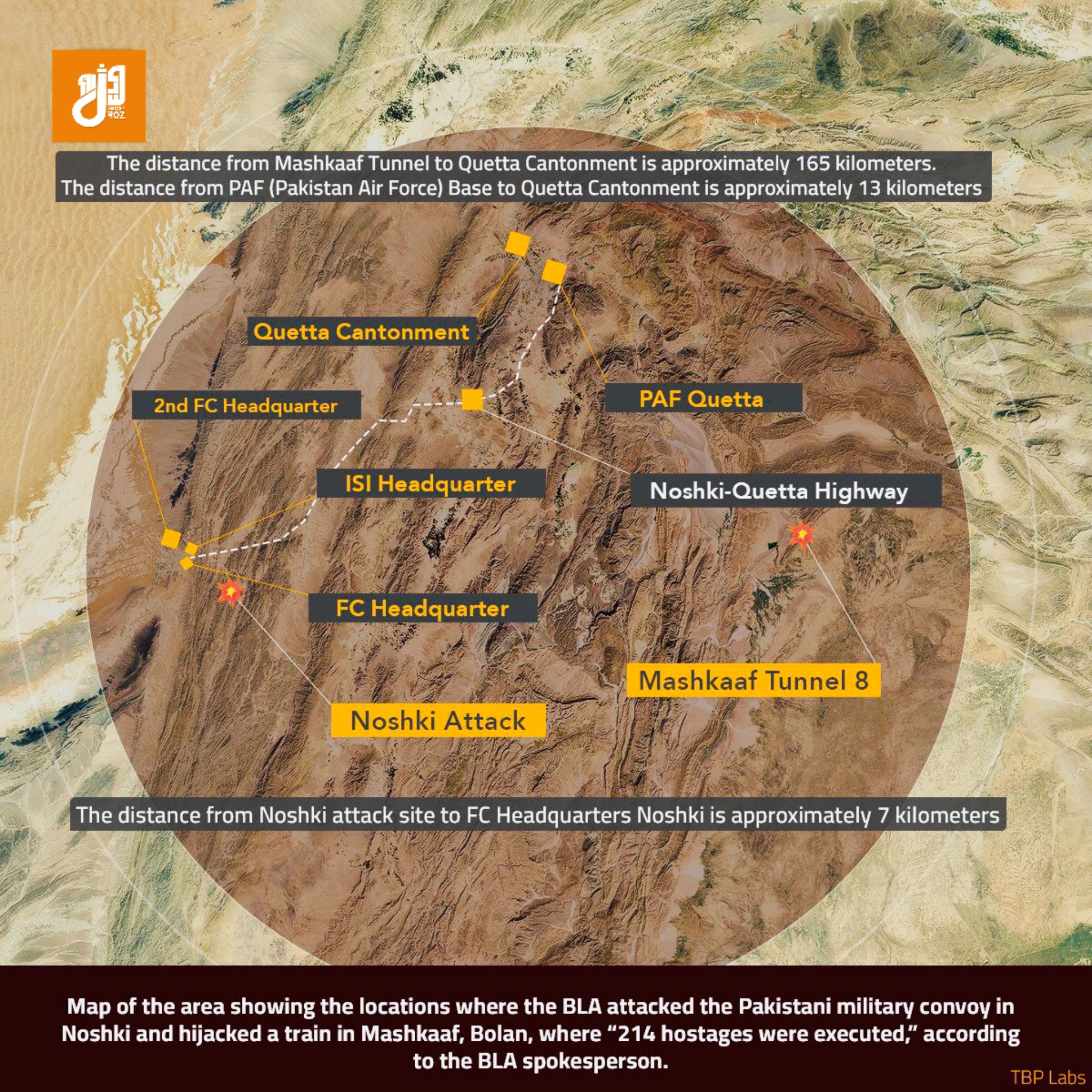 Attack on Military Convoy in Nushki and Train Hijacking in Mashkaf ...